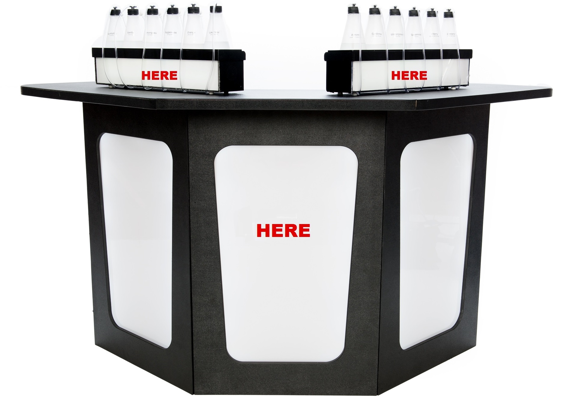 2 Panel Branding – Oxygen Bar Rentals